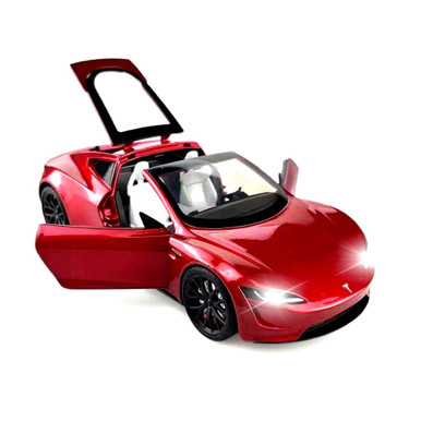 1:24 Scale Tesla Roadster Alloy Car Model Diecast Toy Vehicles for Kids ...