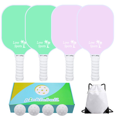 Pickleball Paddles,USAPA Approved Pickleball Paddles Set of 4 Premium ...