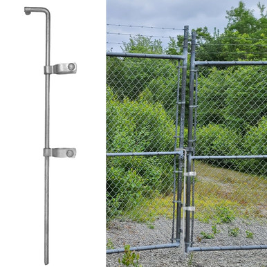 Homaisson Chain Link Gate Drop Rod, 32'' x 1-5/8'' Cane Bolt Gate Drop ...