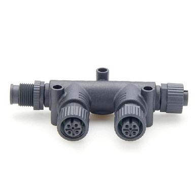 Elecbee Nmea2000 Network M12 4 Way T Type Adapter 5 Pin One Male to ...