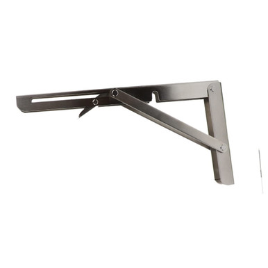 DOITOOL 2pcs 12 Folding Shelf Stainless Steel Shelf Stainless Steel ...