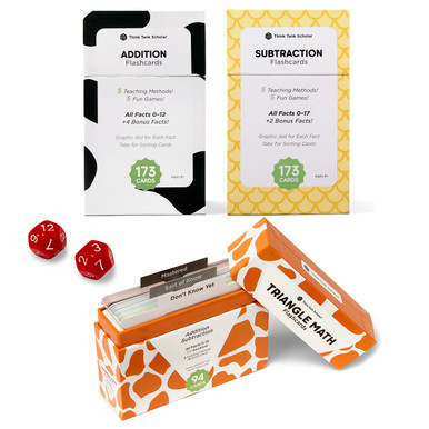 Ultimate Addition & Subtraction Math Mastery Flash Cards Bundle: 722 ...