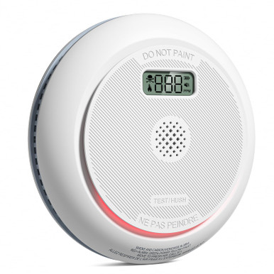 Siterlink Smoke Detector Carbon Monoxide Detector Combo with LCD ...