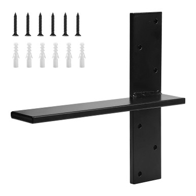 Cskunxia 1 Pack Free Hanging T Shelf Bracket, Solid Heavy Duty Steel T ...