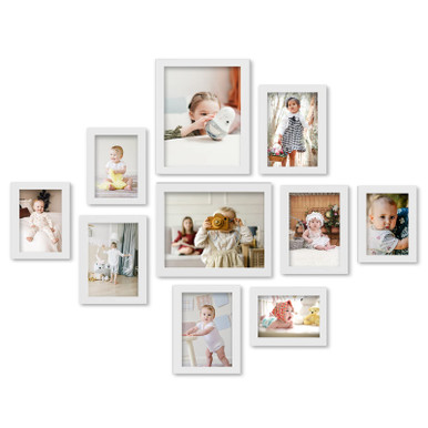 HELLO LAURA Picture Frame Set - 10 Pcs Picture Frames Sets Gallery Wall ...