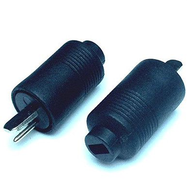CESS 2 Pin DIN Connector Inline Plug Male - 2 Pin DIN Jack (2 Pack ...