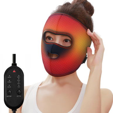 Heated Face Mask, Sinus Pressure Relief Mask, with 3 Temp and 4 Timing ...