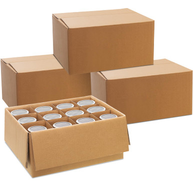 Hsei 3 Pcs Cardboard Canning Jar Storage Boxes 12 Cells Mason Jar ...