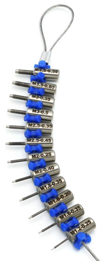 Thread Gauge - Small Metric Sizes - Nuts, Bolts & Screws Measuring ...