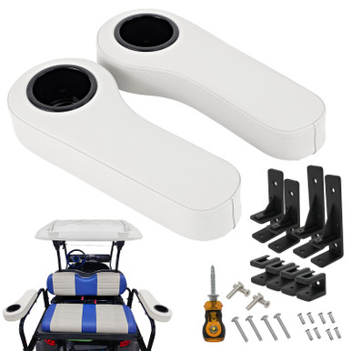 XUANYUDG0769 Golf Cart Armrest with Cup Holder for EZGO TXT Club Car DS ...