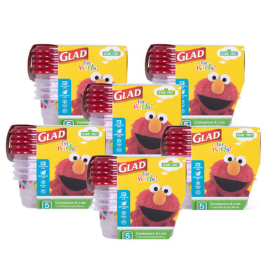 Glad for Kids Sesame Street GladWare Small Lunch Square Food Storage ...