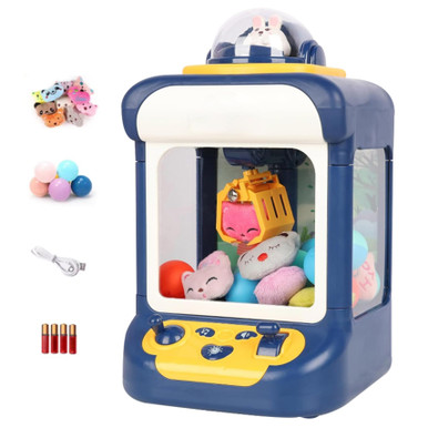 Mini Claw Machine for Kids, Cute Rabbit Vending Machine Candy Grabber ...