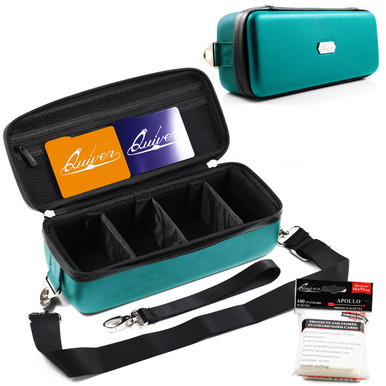 Quiver Time Teal Bolt Card Carrying Case - Playing Card Case Holder for ...