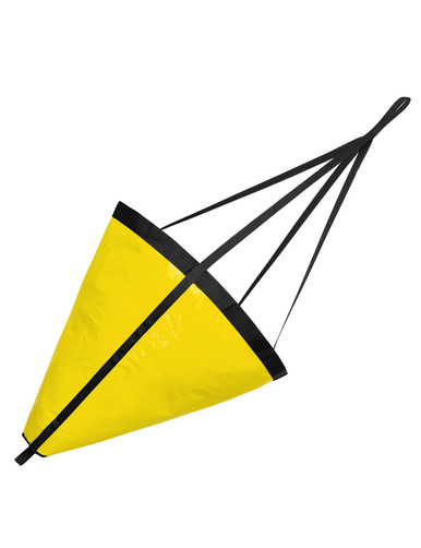 BLUEWING 840D Nylon 42" Drift Sock Sea Anchor 3.5ft Yellow Parachute ...