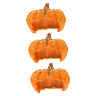 BESTOYARD 3pcs Aquarium Landscaping Pumpkin Fish Bowl Slow Feeder Cat ...
