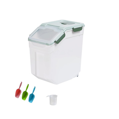 Begino Large Flour Storage Container Bin 25lb, Airtight Rice Storage ...