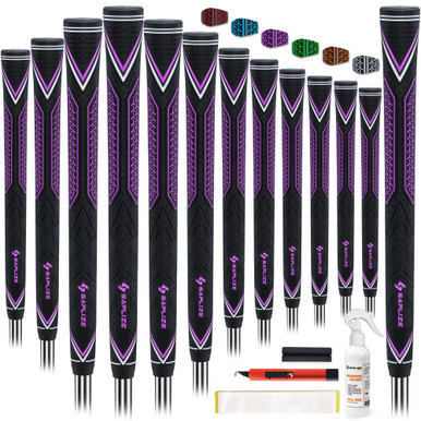 SAPLIZE Rubber Golf Grips 13 grips and Full Regripping Kit, High ...