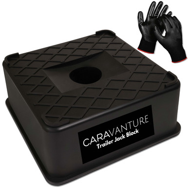 Caravanture Trailer Jack Block Stand for RV Camper Travel Trailer 5th ...