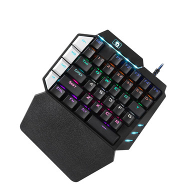 AOKWAWALIY Ergonomic Keyboard LED Keyboard one Handed Keyboard Cool ...