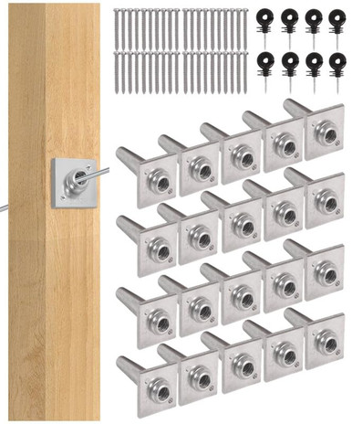 Wire Vise for 8-11 Gauge Wire - 20 pack One Way Anchor Wire Vice for ...