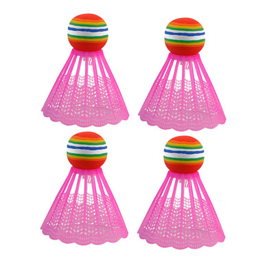 Happyyami 4PCS shuttlecocks for School LED Shuttlecock Luminuous ...