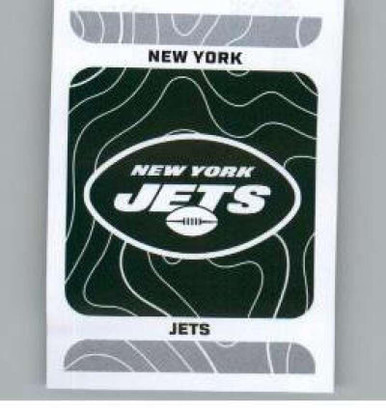 2023 Panini Stickers #94 Team Logo New York Jets Official Thin Mini ...