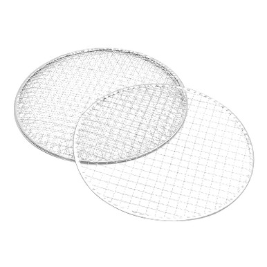RNSUNH 5Pcs Disposable Grill Mat, Round Disposable Wire Grilling Racks ...