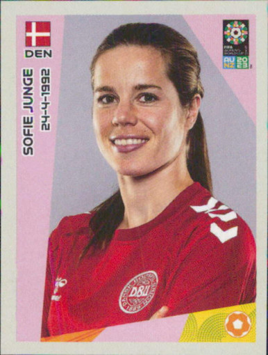 2023 Panini FIFA Women's World Cup Stickers #251 Sofie Junge Denmark ...