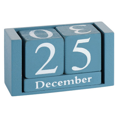 Wooden Date Blocks, Desk Calendar Wooden Calendar Blocks Desktop ...