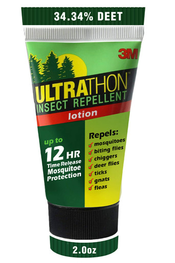 3M Ultrathon Insect Repellent Lotion, Splash and Sweat Resistant, 2 Oz ...