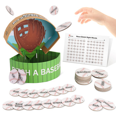 GiftAmaz Baseball Sight Words Games, Sight Words Flash Cards, Toddler ...