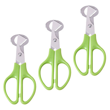 FUOYLOO 3pcs Quail Egg Scissors Kitchen Scissors Heavy Duty Quail ...
