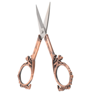 Safety Scissors Stainless Steel Sewing Scissors Dragonfly Pattern ...