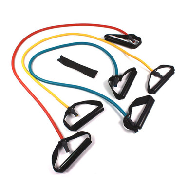 HONMEET Chest Arm Expander Resistance Band Exercise Cords with Handles ...