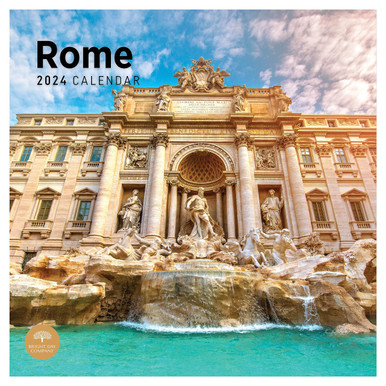 2024 Rome Monthly Wall Calendar by Bright Day, 12 x 12 Inch Colosseum ...