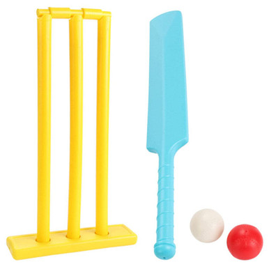 Toddmomy 1 Set Cricket Set for Kids Plastic Cricket Bat and Ball Set ...