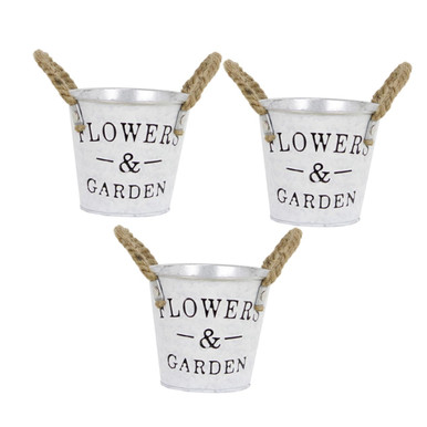 GOOHOCHY 3pcs Vintage Flower vase Distressed Flower Pot vase French ...