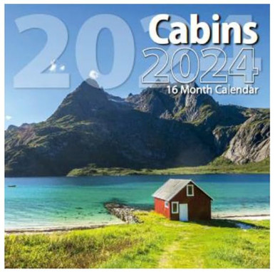 2024 Cabins Full Size Wall Calendar for Planning, Scheduling, and ...