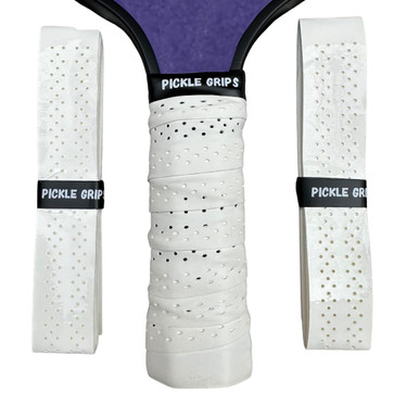 Pickle Grips Pickleball Paddle Grip Tape - White Overgrip Grip Wrap for ...