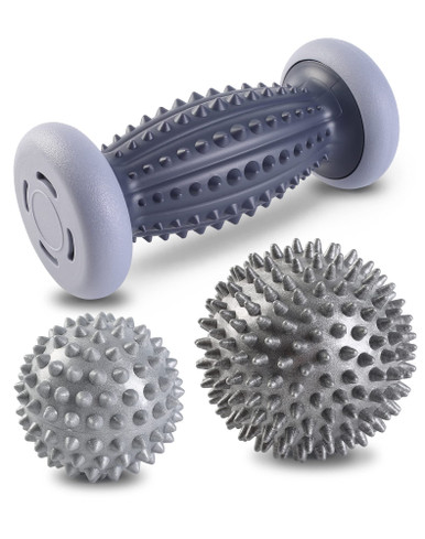 BOENFU Foot Massage Roller Heel Spur Hedgehog Ball Foot Massage Roller ...