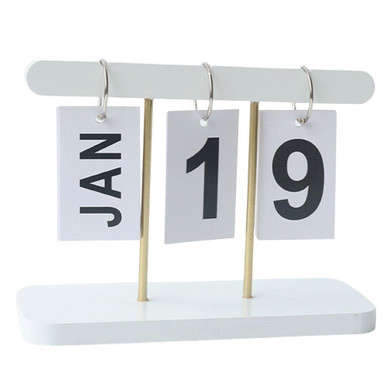 PRETYZOOM Desktop Calendar Office Calendar Office Decoration Perpetual ...