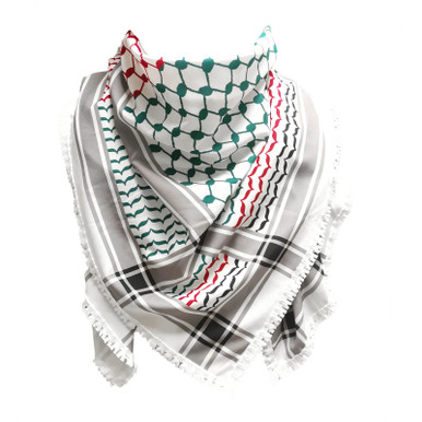 Sakinre Arab Keffiyeh Scarf for Men Women - Wrap Arab Turban Cover ...
