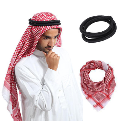 PENINSULA LOVE Men Arab Shemagh keffiyeh Scarf Muslim Turban Middle ...