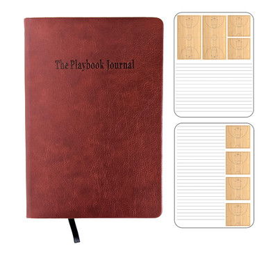 THE PLAYBOOK JOURNAL: Basketball Court Edition- Hardcover Notebook with ...