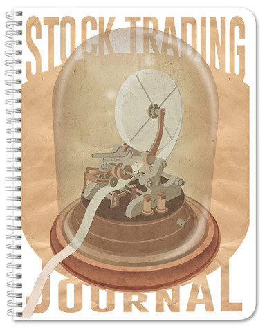 BookFactory Stock Trading Journal/Stocks Trader Log Book - Wire-O, 100 ...