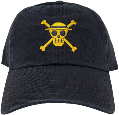 Ripple Junction One Piece Adult Adjustable Black Anime Dad Hat Straw ...