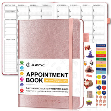 JUBTIC Appointment Book Undated 8.5 x 11 inches, 2023-2024 Academic ...