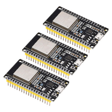 3pcs ESP32 Development Board,Aideepen 38PIN ESP32 NodeMCU Module 2.4GHz Dual Core CP2102 Chip ...