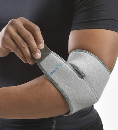 BraceFX Adjustable Elbow Support, Provides Pain Relief & Protection ...