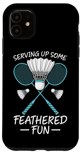 iPhone 11 Serving up Some Feathered Fun Badminton Player Shuttlecock ...